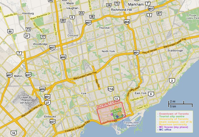 Toronto Plan et Image Satellite