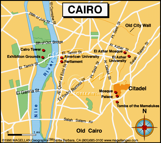 Cairo Carte et Image Satellite