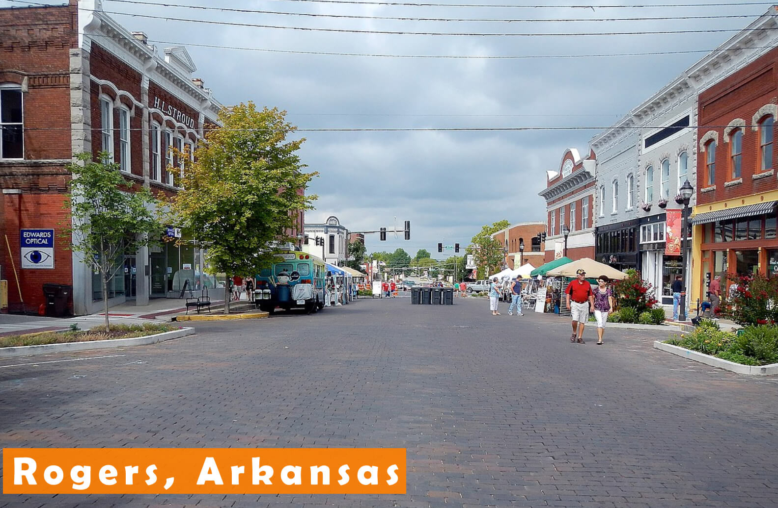 Rogers Arkansas Carte et Image Satellite