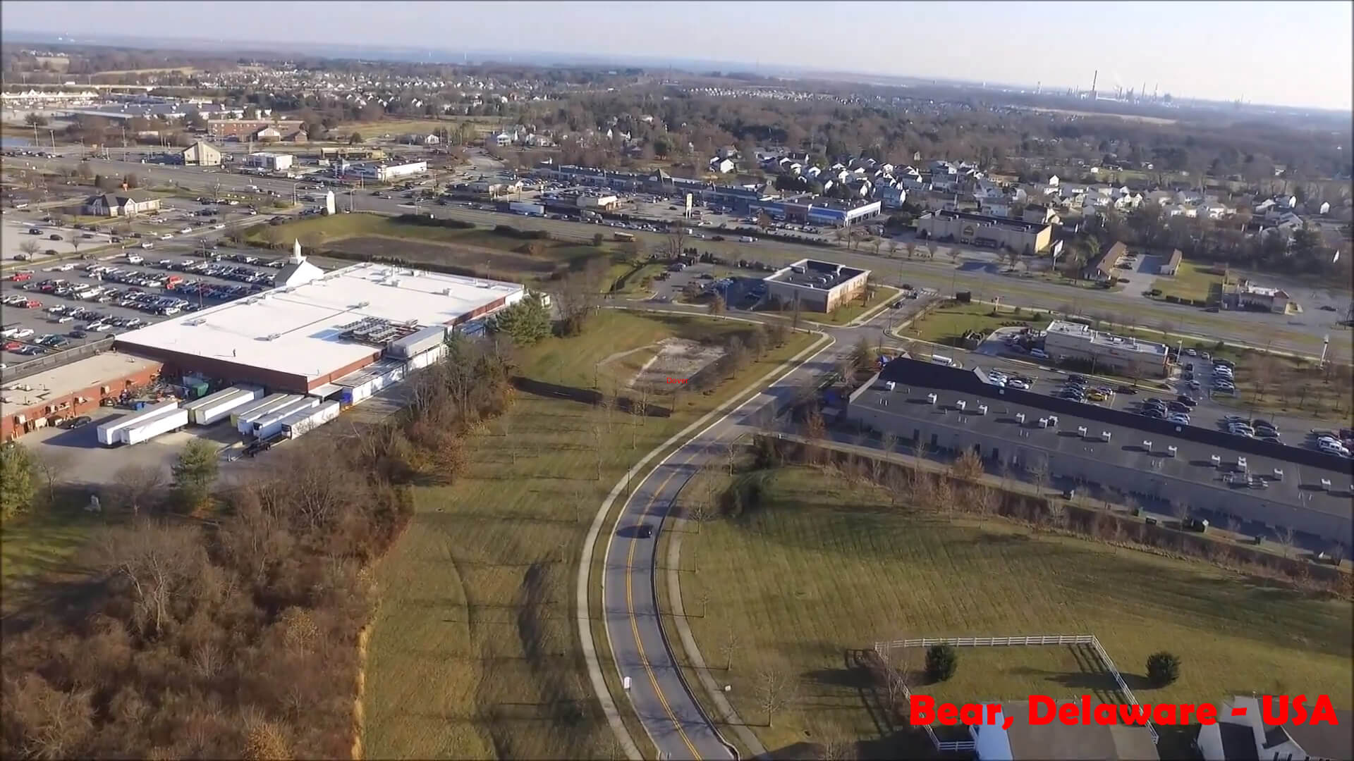 Bear Delaware Carte et Image Satellite