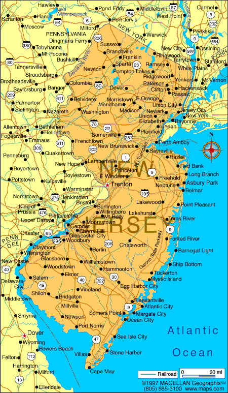 Paterson New Jersey Plan, New Jersey