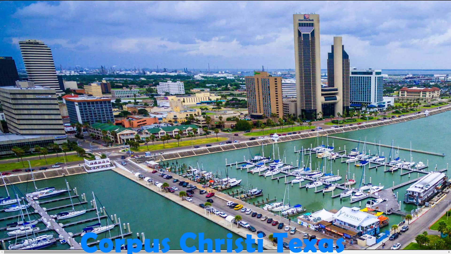 Corpus Christi Texas Plan et Image Satellite