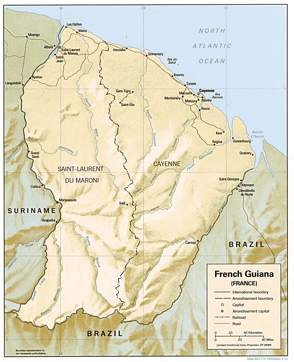 Guinee Francaise Carte