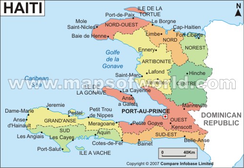 Les Cayes Carte et Image Satellite