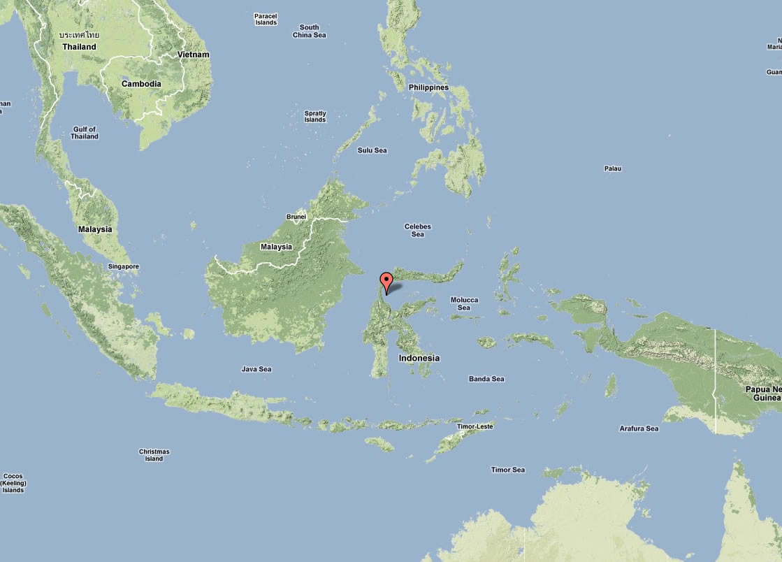 Indonesie Carte
