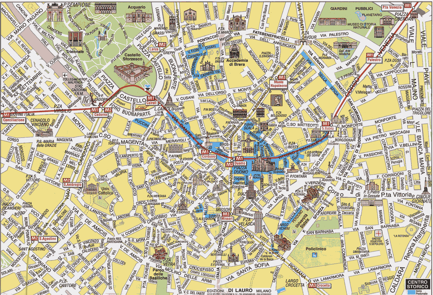 Milan Carte et Image Satellite