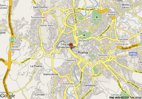 Rome Carte et Image Satellite