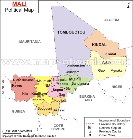 Sikasso Carte et Image Satellite