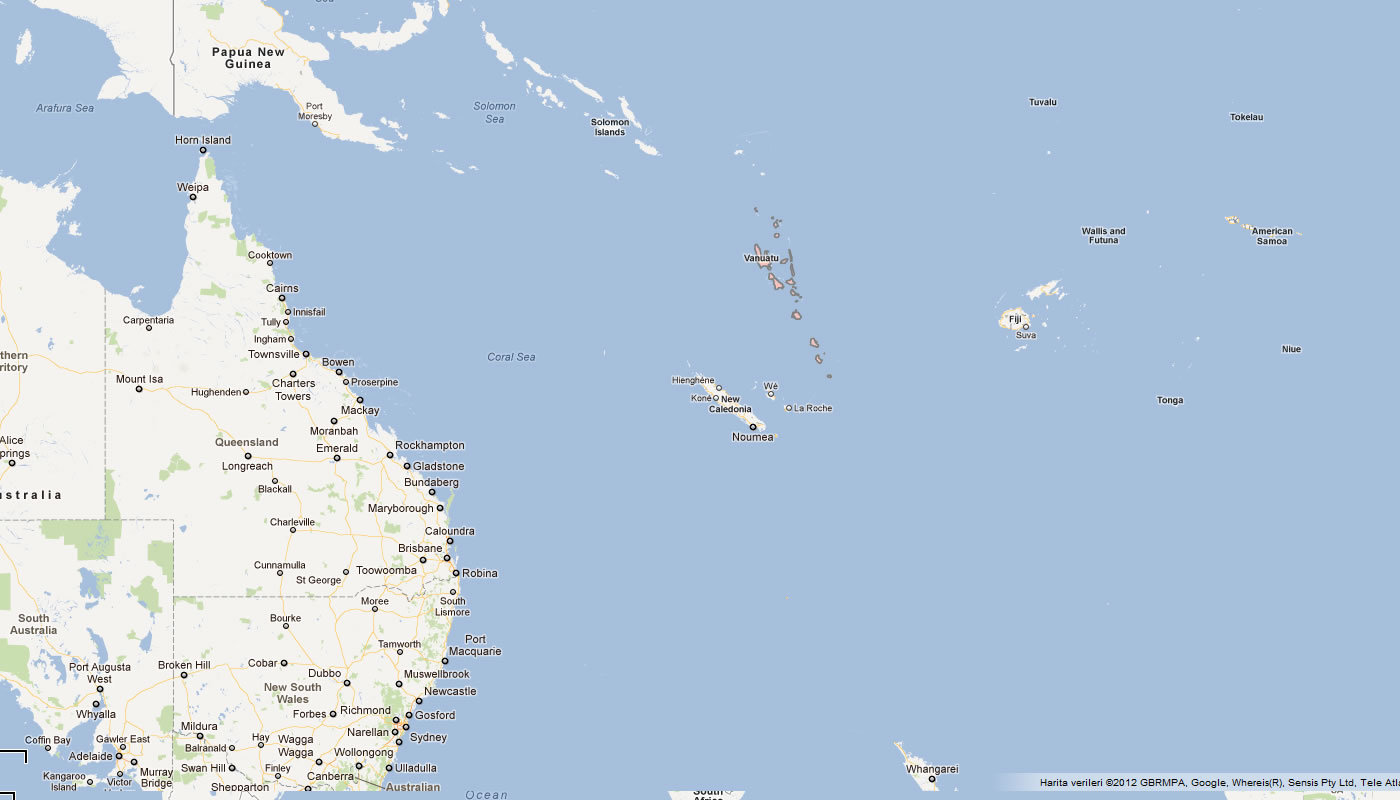 Vanuatu Plan et Image Satellite