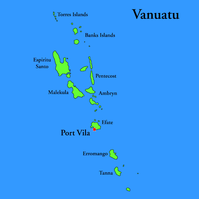 Vanuatu Plan et Image Satellite